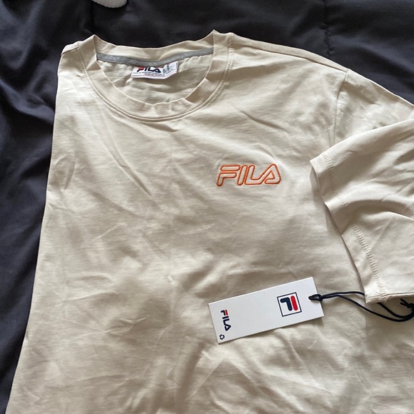Fila | Shirts | Fila Tshirt New With Tag Men Size Xl Light Cream Color ...